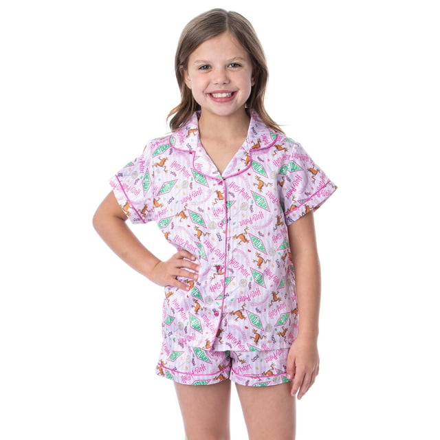 Harry Potter Girls' Honeydukes Wizarding World Sleep Pajama Set Shorts ...