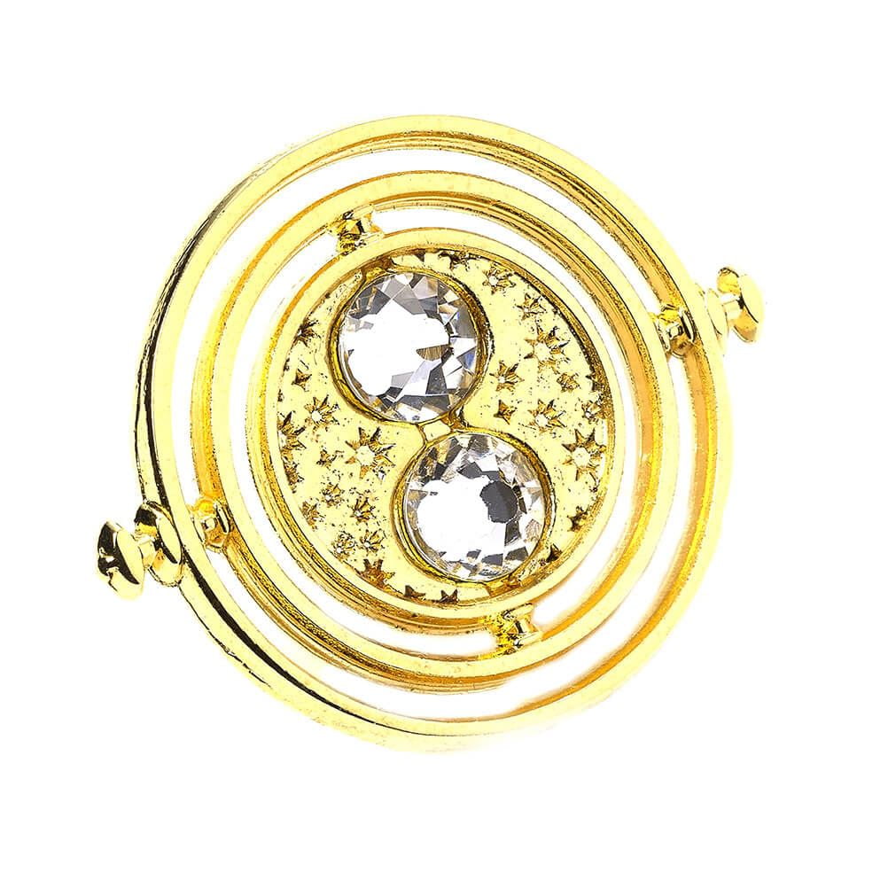 Harry Potter Gold Plated Fixed Time Tuner Pin Badge - Walmart.com