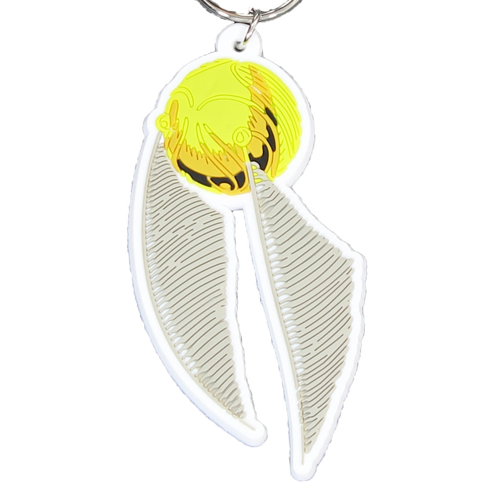 Harry Potter Golden Snitch Rubber Keychain - Walmart.com