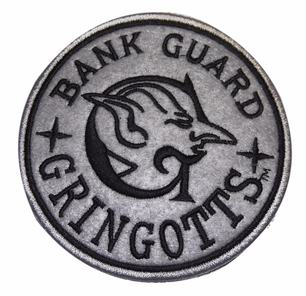 Harry Potter Gringotts Bank Guard 3 3/4 " Diameter Embroidered Iron On ...