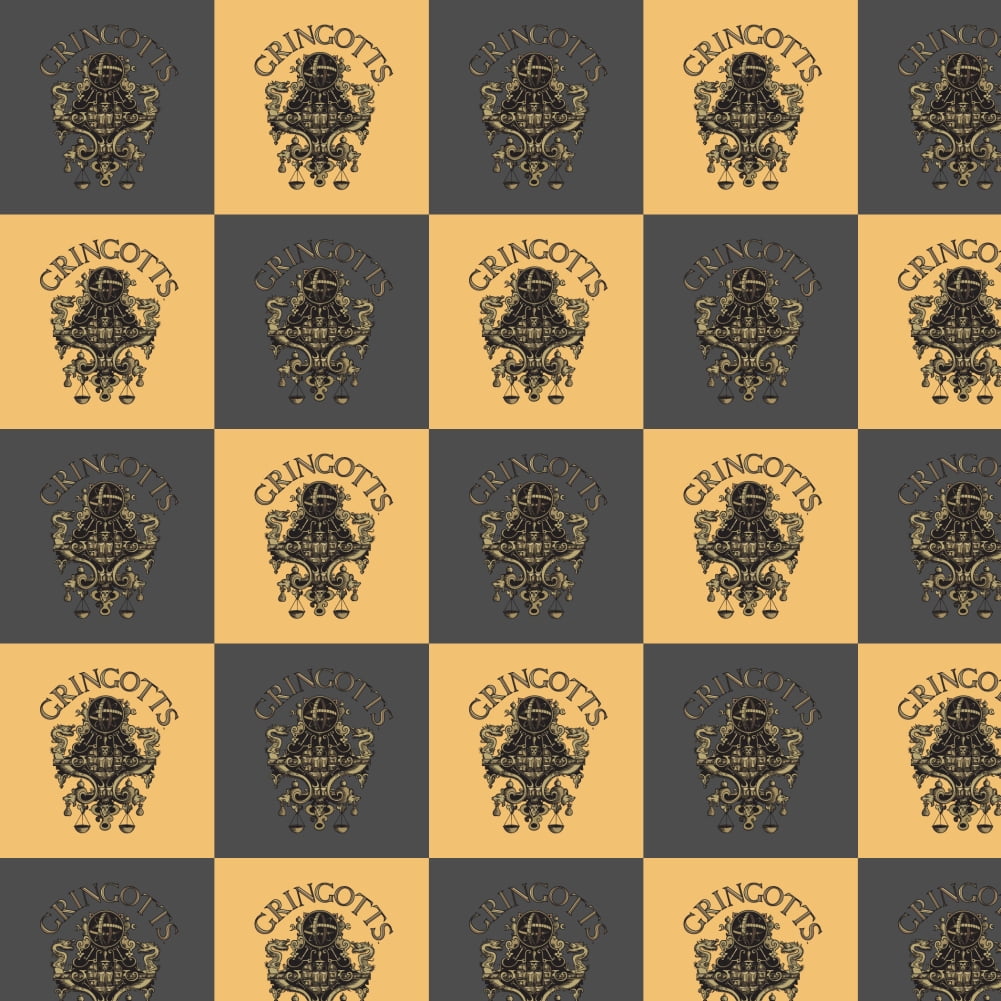 Harry Potter Gringotts Logo Premium Roll Gift Wrap Wrapping Paper ...