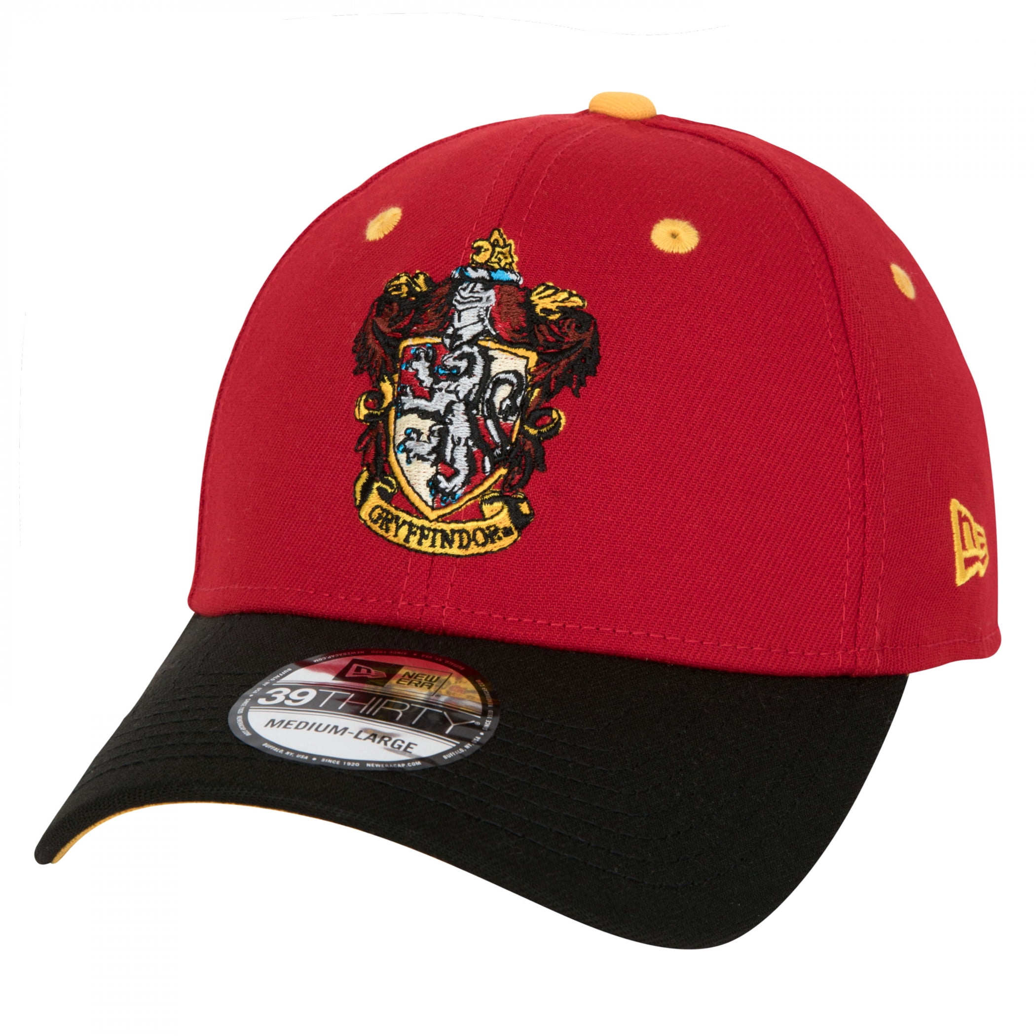 Harry Potter Gryffindor Crest New Era 39Thirty Fitted Hat-Large/XLarge ...