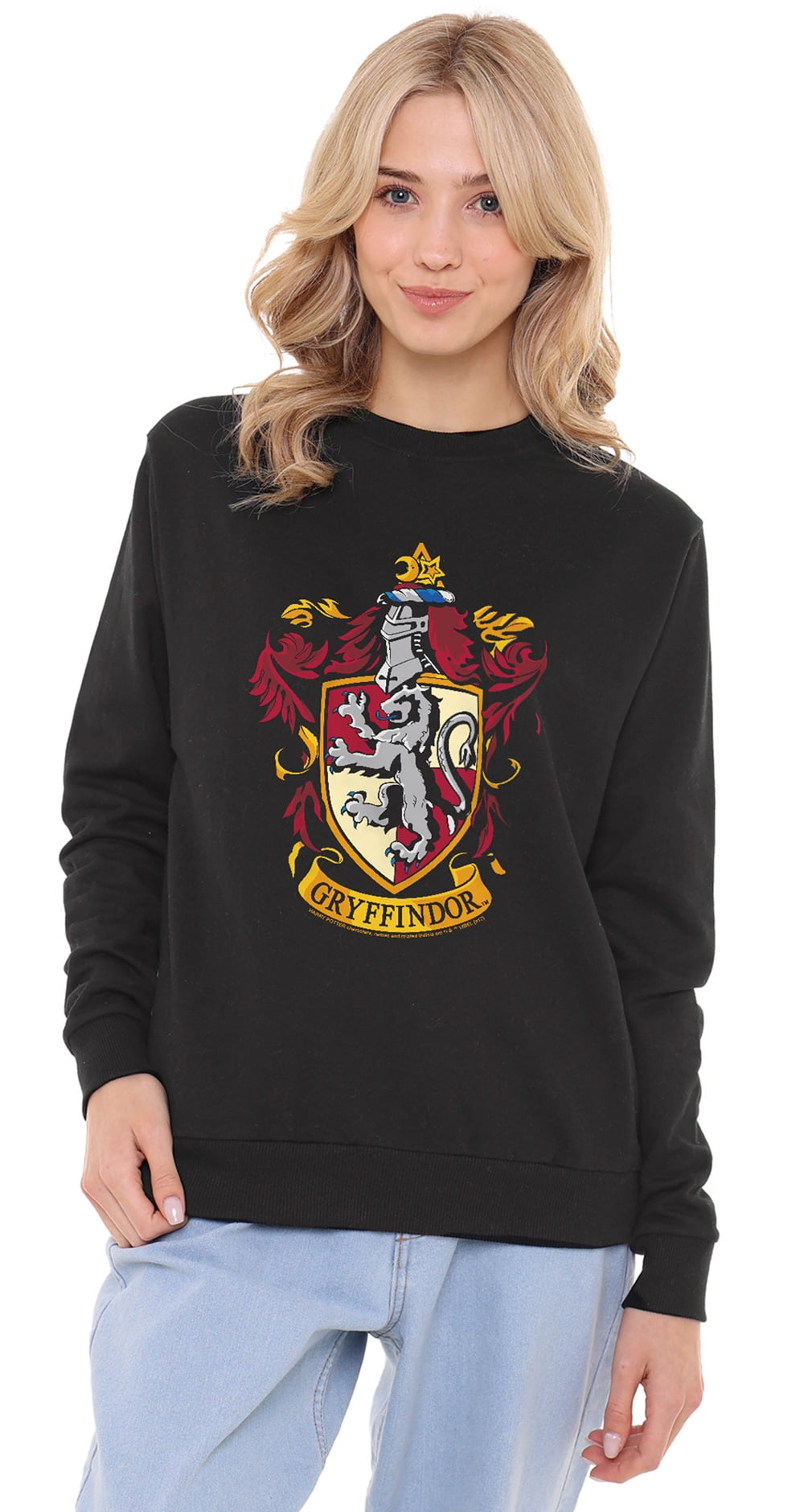 Harry Potter Gryffindor Crest Women's Crew Sweatshirt - Walmart.com