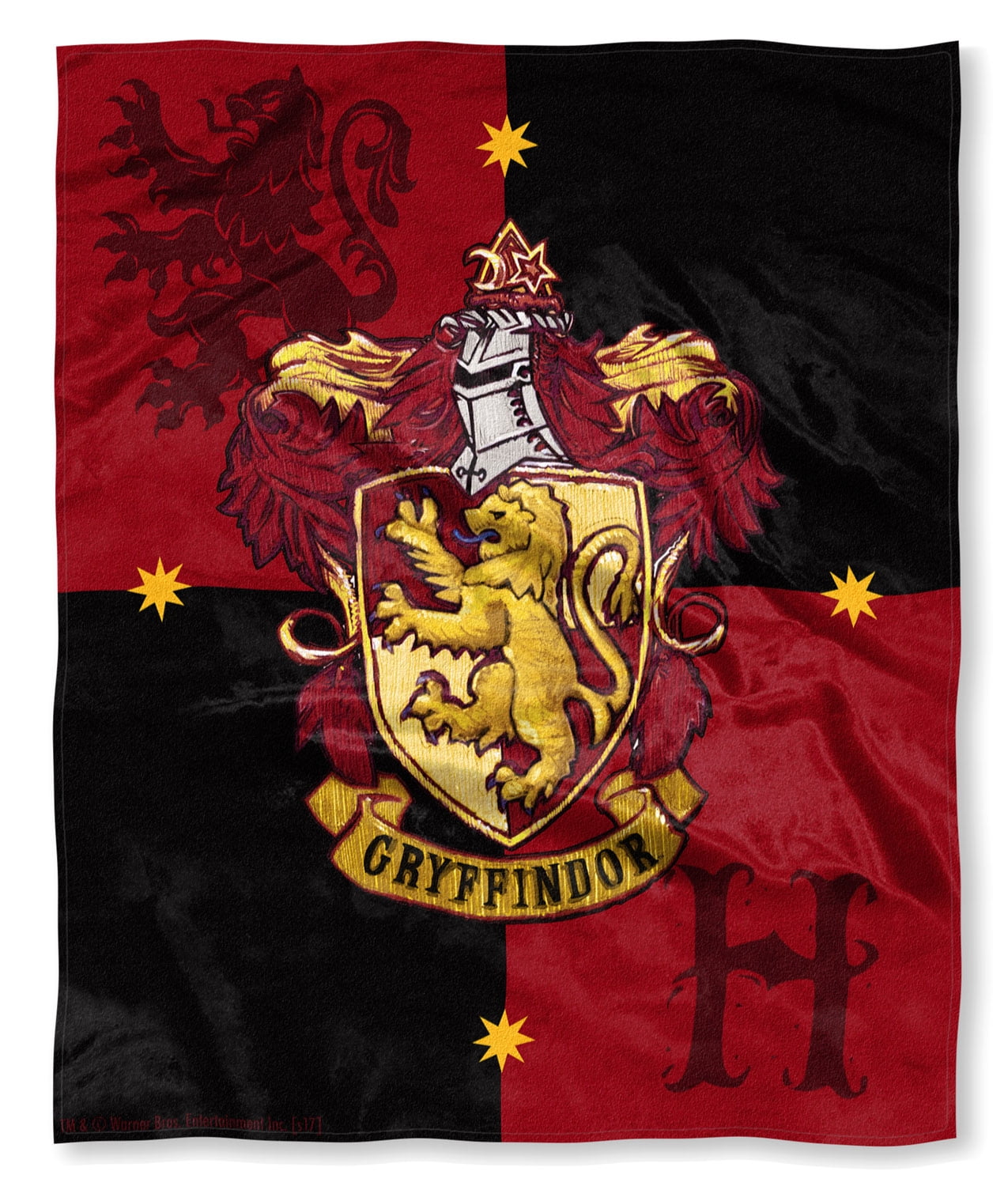 Harry Potter House Crests Silk Touch Throw 50" x 60"- Choose From All 4 ...