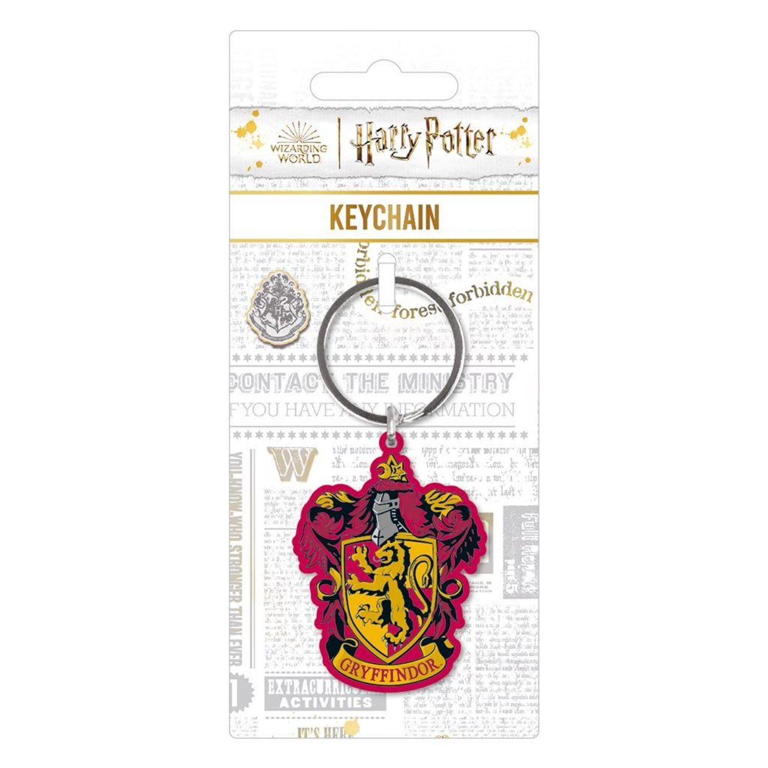 Harry Potter Gryffindor Metal Keychain - Walmart.com