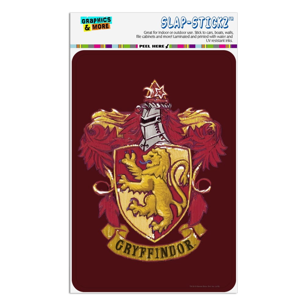 Harry Potter Gryffindor Painted Crest Home Business Office Sign ...