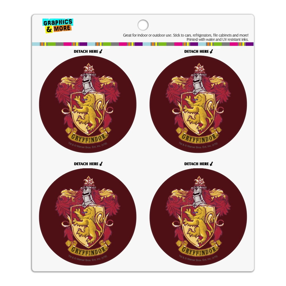 Harry Potter Gryffindor Painted Crest Refrigerator Fridge Locker Vinyl ...
