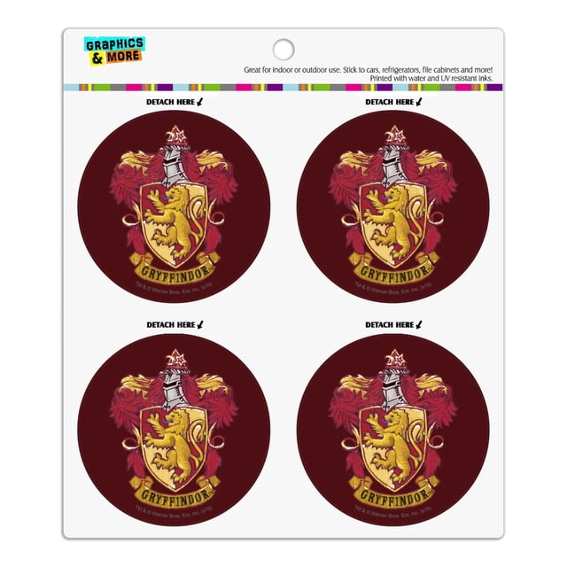 Harry Potter Gryffindor Painted Crest Refrigerator Fridge Locker Vinyl ...