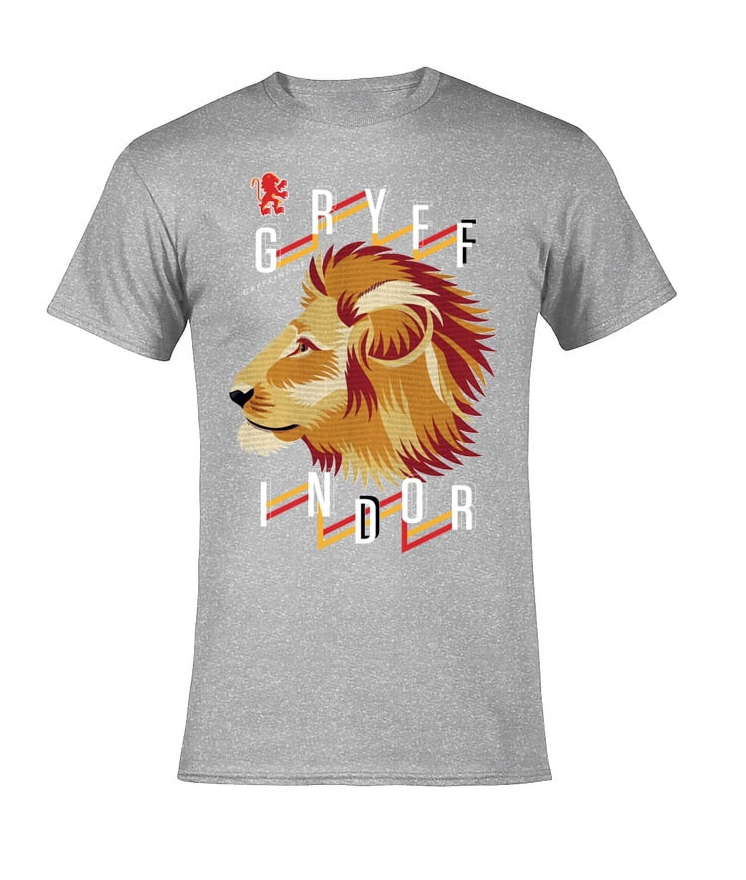 Harry Potter Gryiffndor Lion Head Adult Tshirt - Walmart.com