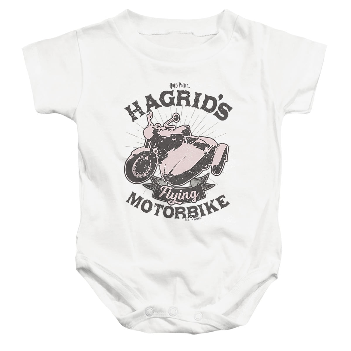 Harry Potter Hagrids Motorbike Unisex Infant Snap Suit for Baby, White ...