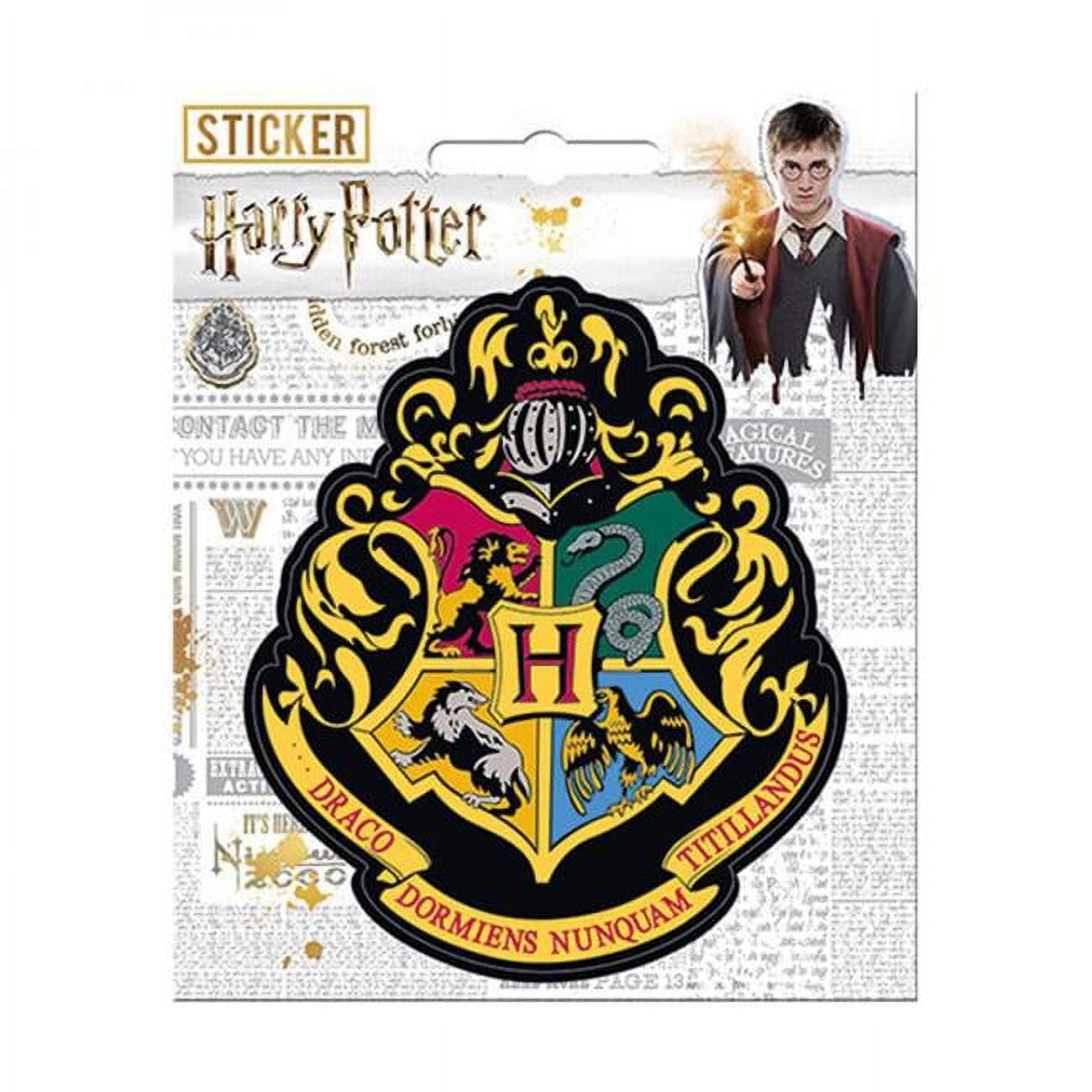 Harry Potter Harry Potter Hogwarts Crest Sticker - Walmart.com