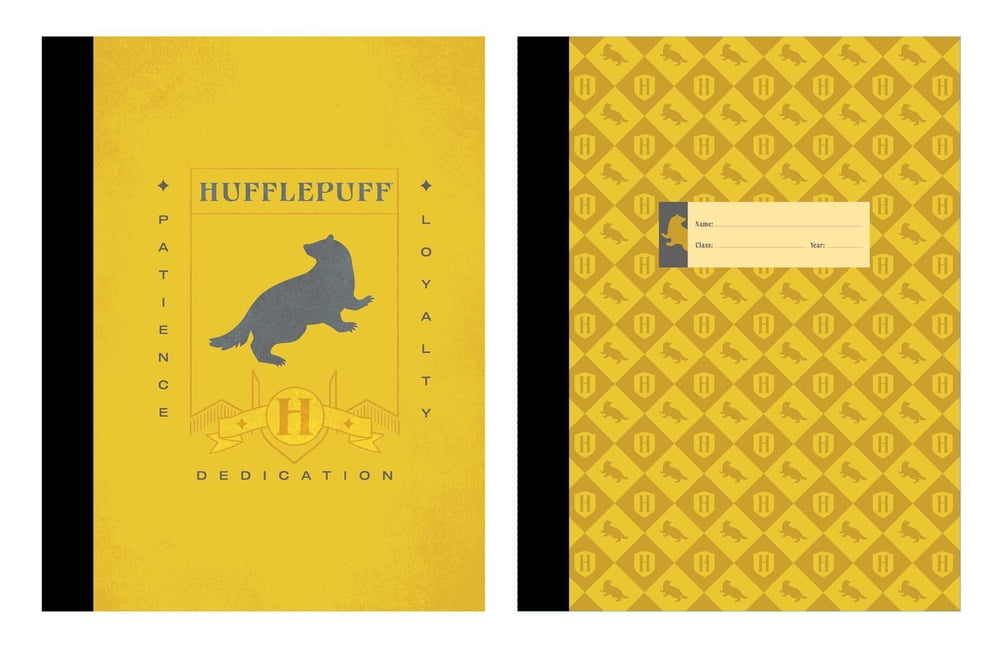 Harry Potter Harry Potter: Hufflepuff Composition Notebook Set (Set of ...