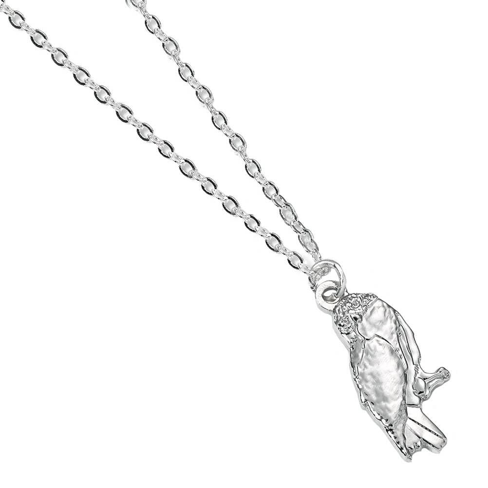Harry Potter Hedwig Silver Plated Pendant Necklace - Walmart.com