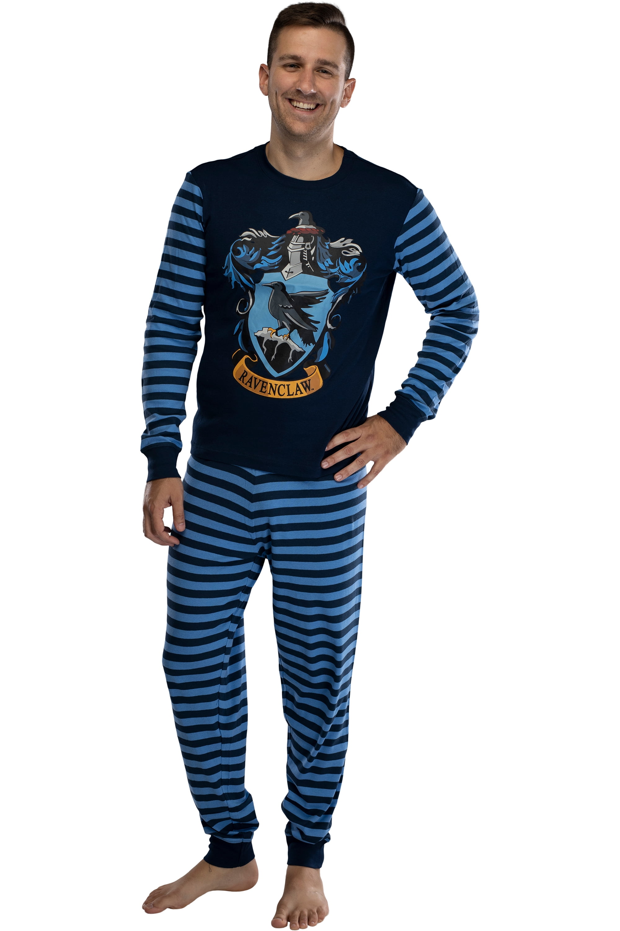 Harry Potter Hogwart's House Crest Tight Fit Adult Cotton Pajama Set ...