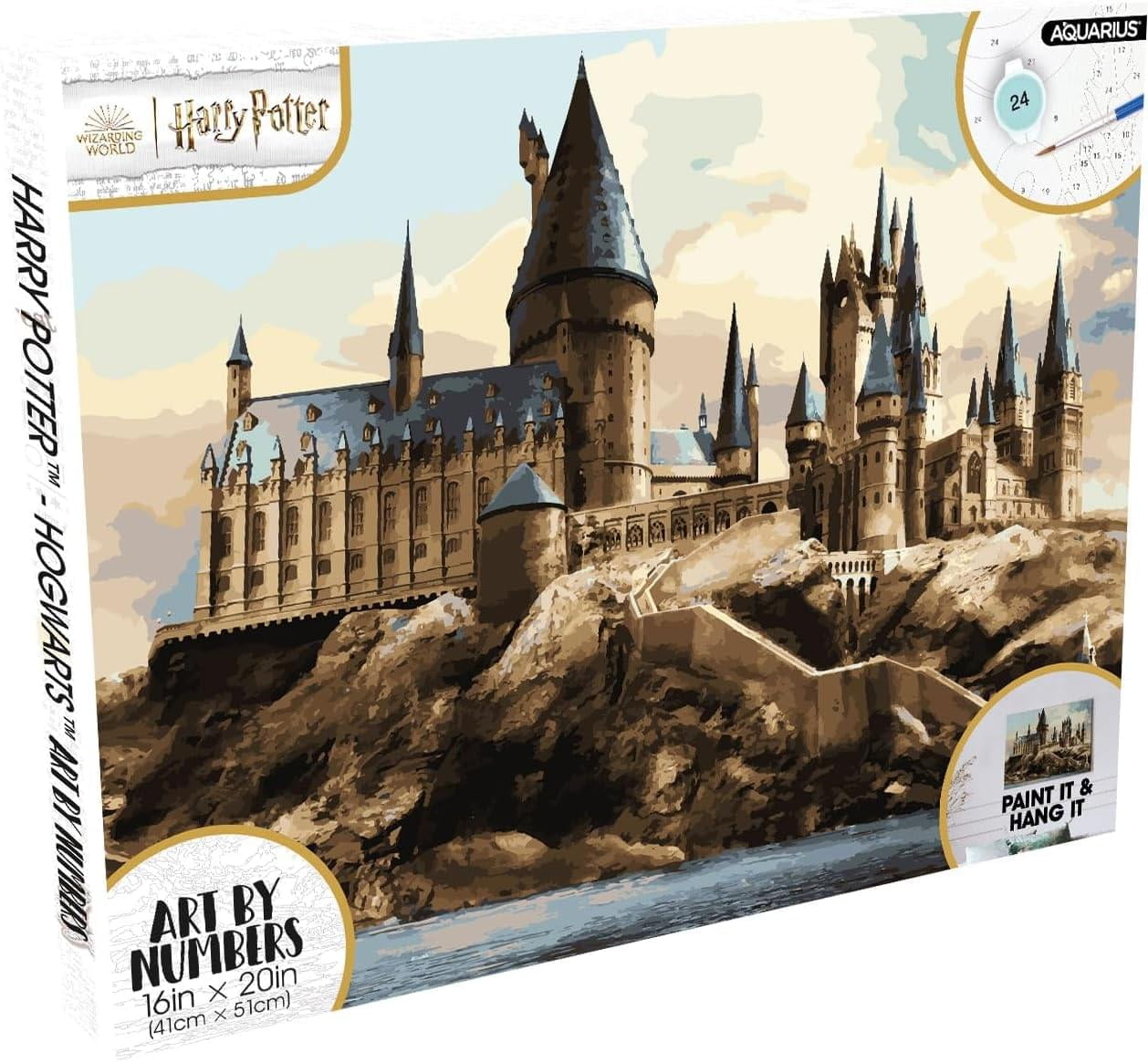 Harry Potter Hogwarts Art-By-Numbers Craft Kit - Walmart.com