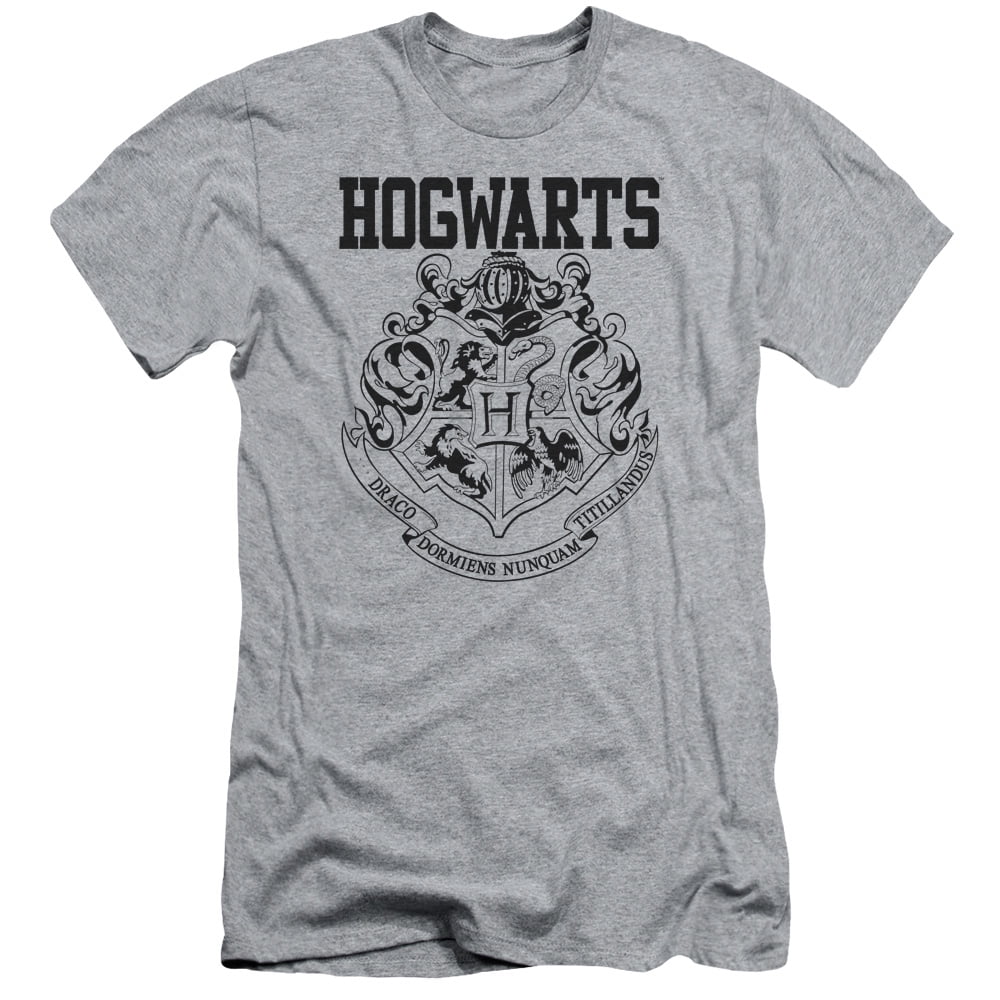 Harry Potter - Unisex Adult Tee - Hogwarts Athletic, Graphic Shirt ...