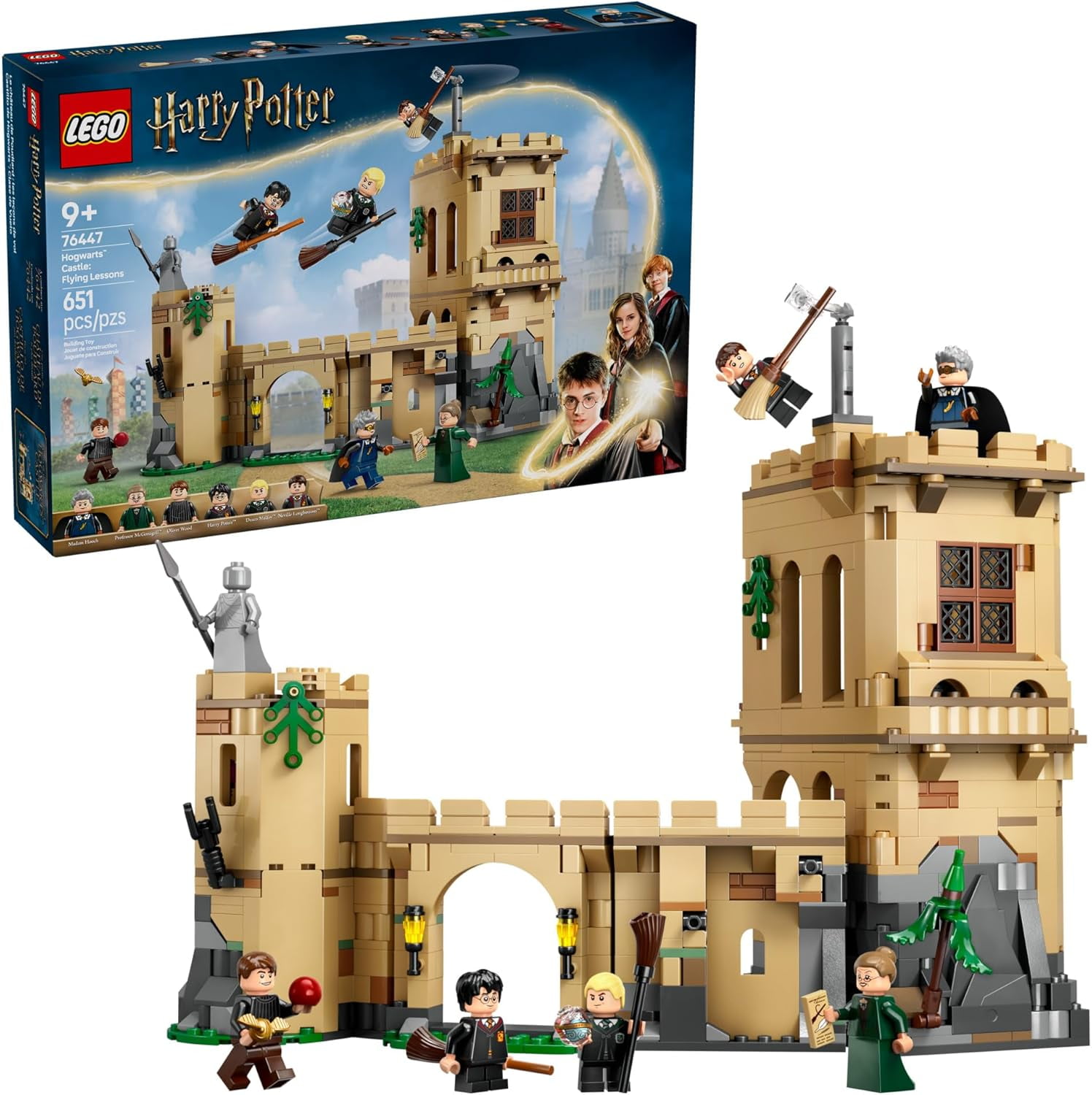 Harry Potter Hogwarts Castle: Flying Lessons Building Toy - Kids Wizard ...