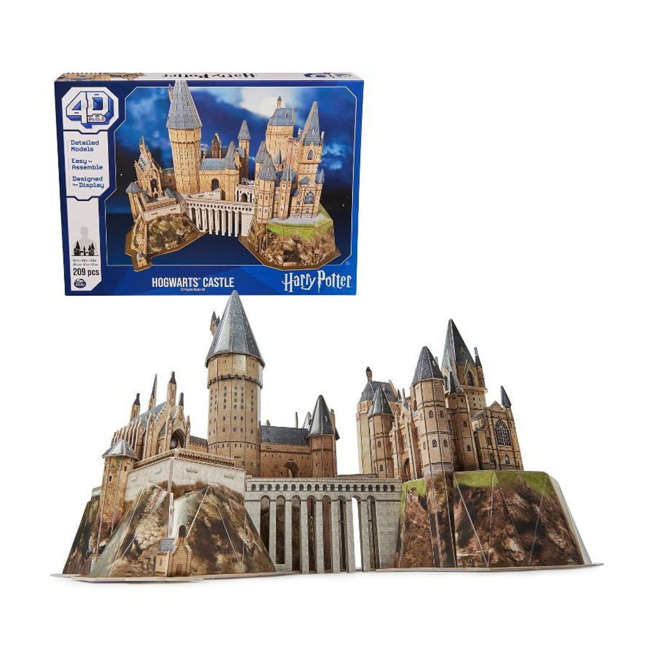 Harry Potter Hogwarts Castle Model Kit Puzzle 209pc - Walmart.com