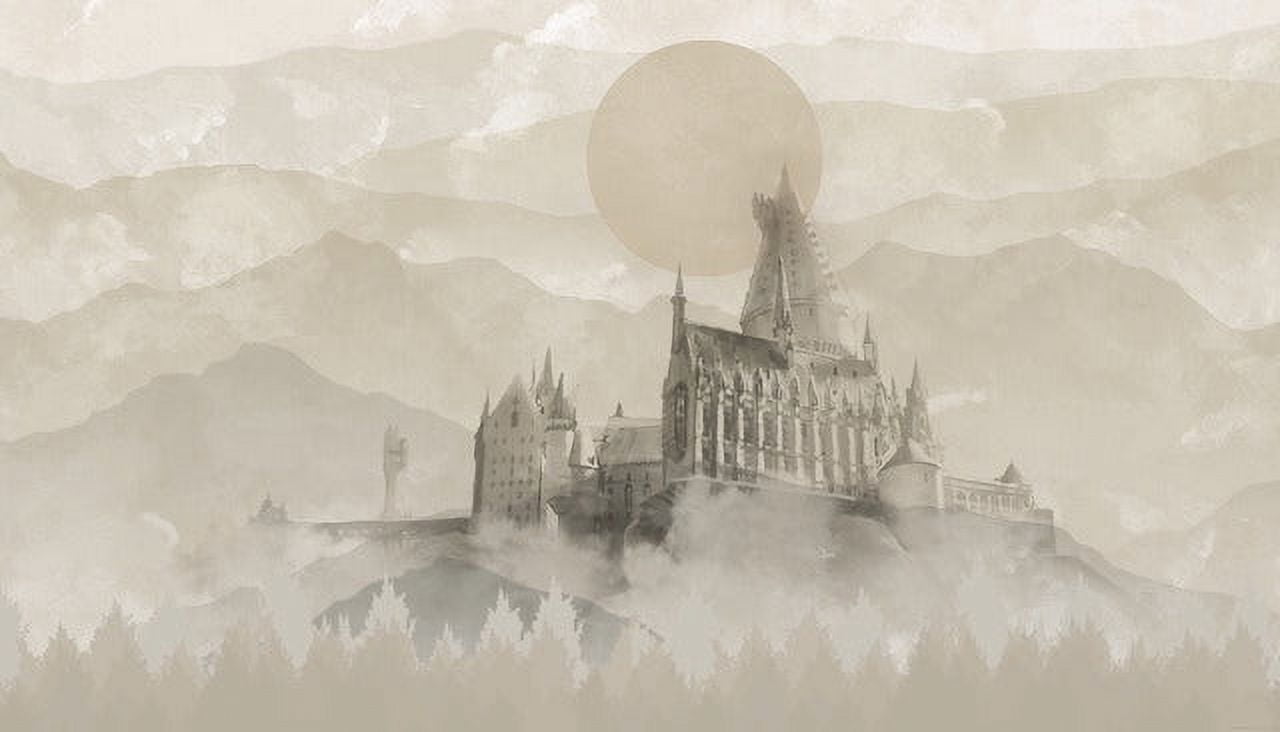 Harry Potter Hogwarts Castle Peel & Stick Wallpaper Mural - Walmart.com
