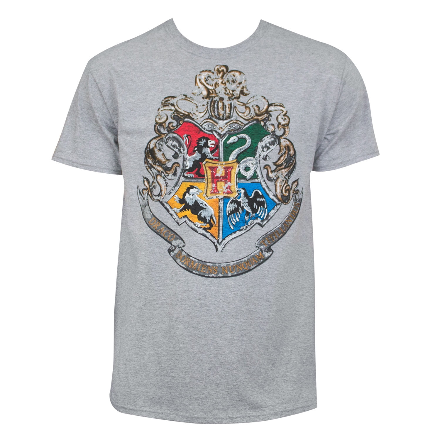 Harry Potter Hogwarts Crest Adult Tee Shirt, Sizes XS - 2XL - Walmart.com