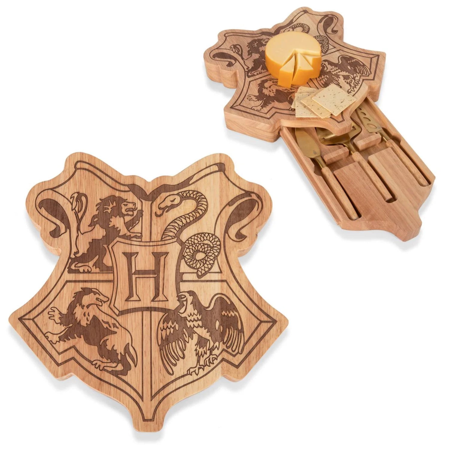 Harry Potter Hogwarts Crest Cheese Set with Tools - Walmart.com
