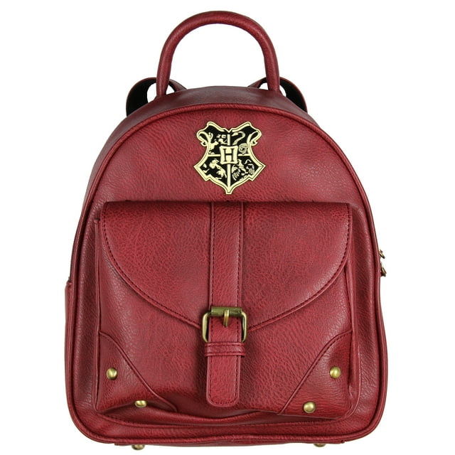 Harry Potter Hogwarts Crest Faux Leather Mini Backpack - Walmart.com