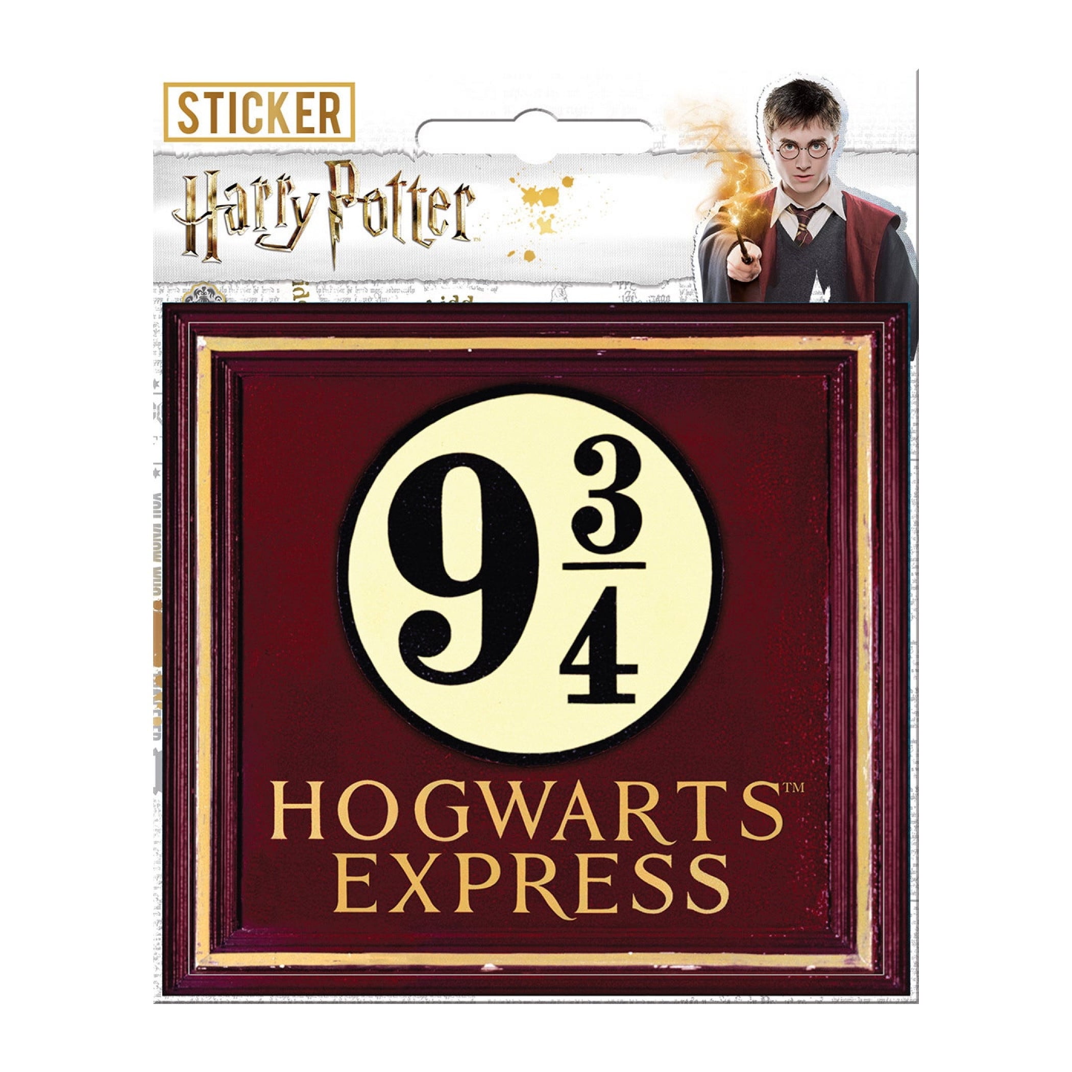 Harry Potter Hogwarts Express Platform 9 3/4 Sticker - Walmart.com