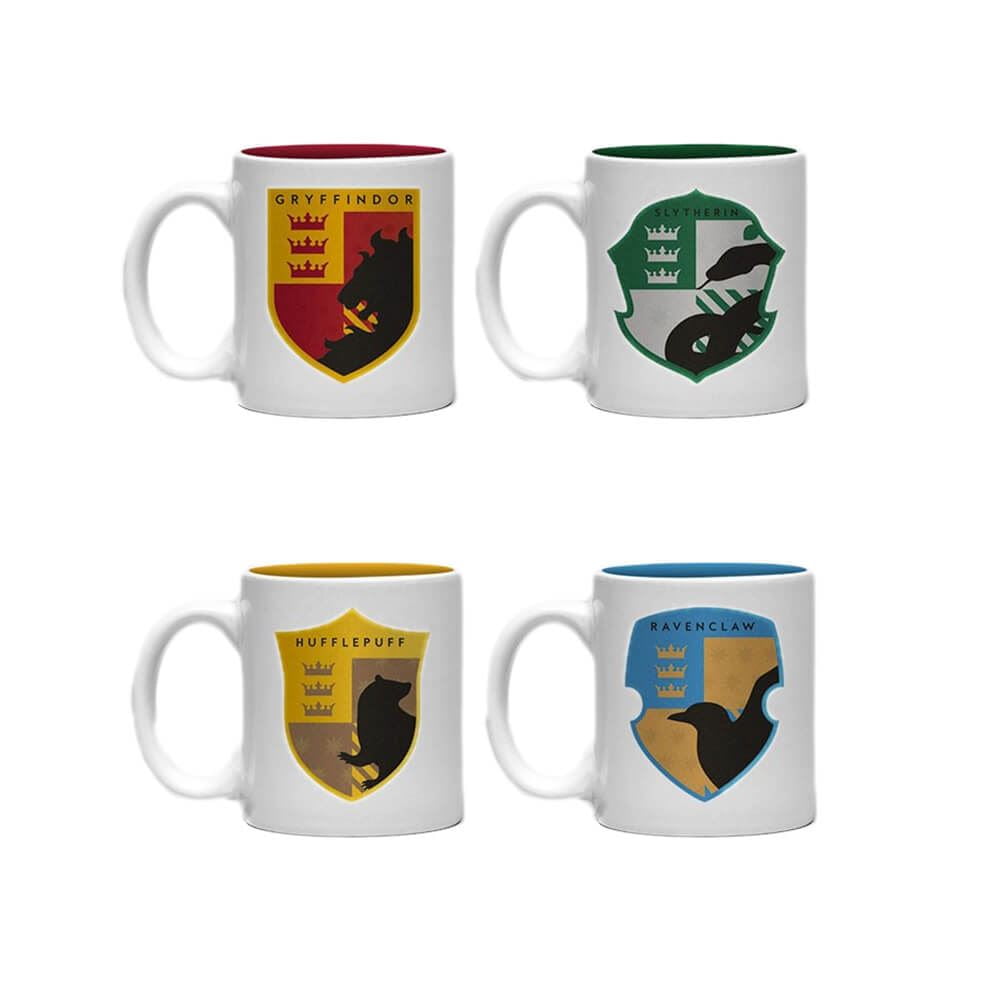 Harry Potter Hogwarts House Crest Mini Mug Set - Walmart.com