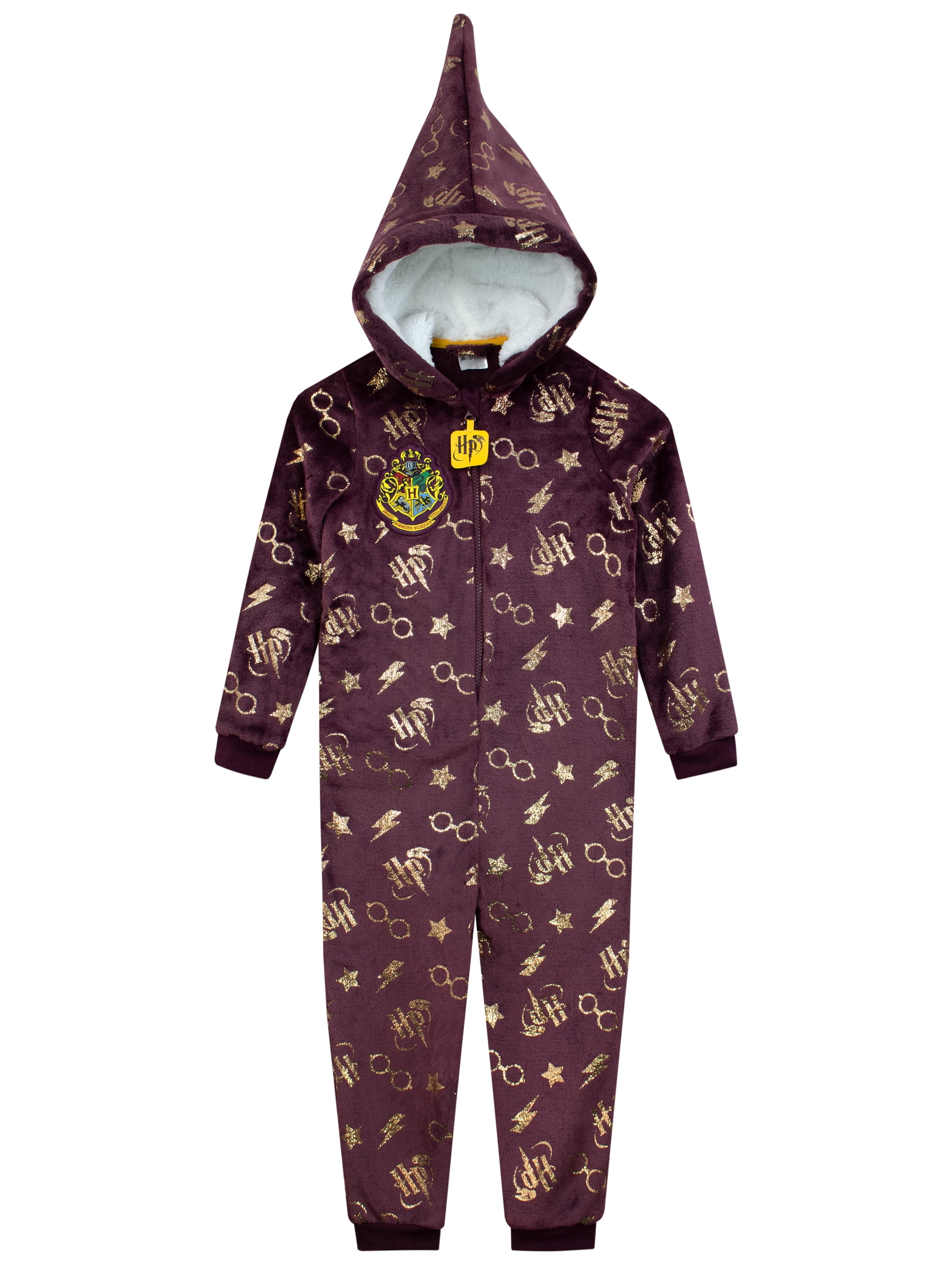 Harry Potter Hogwarts Onesie Burgundy Red Sizes 5-14 - Walmart.com