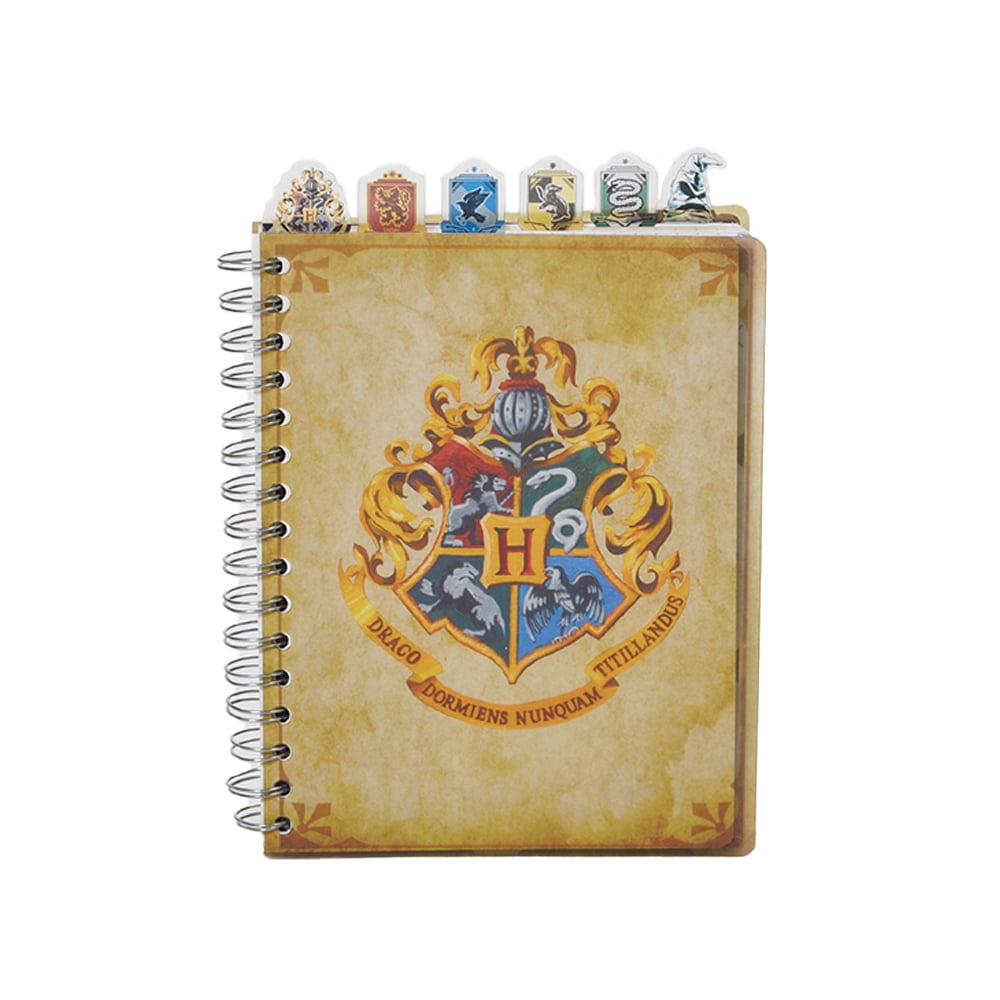 Harry Potter Hogwarts Spiral Notebook Writing Journal with 6 Tab ...