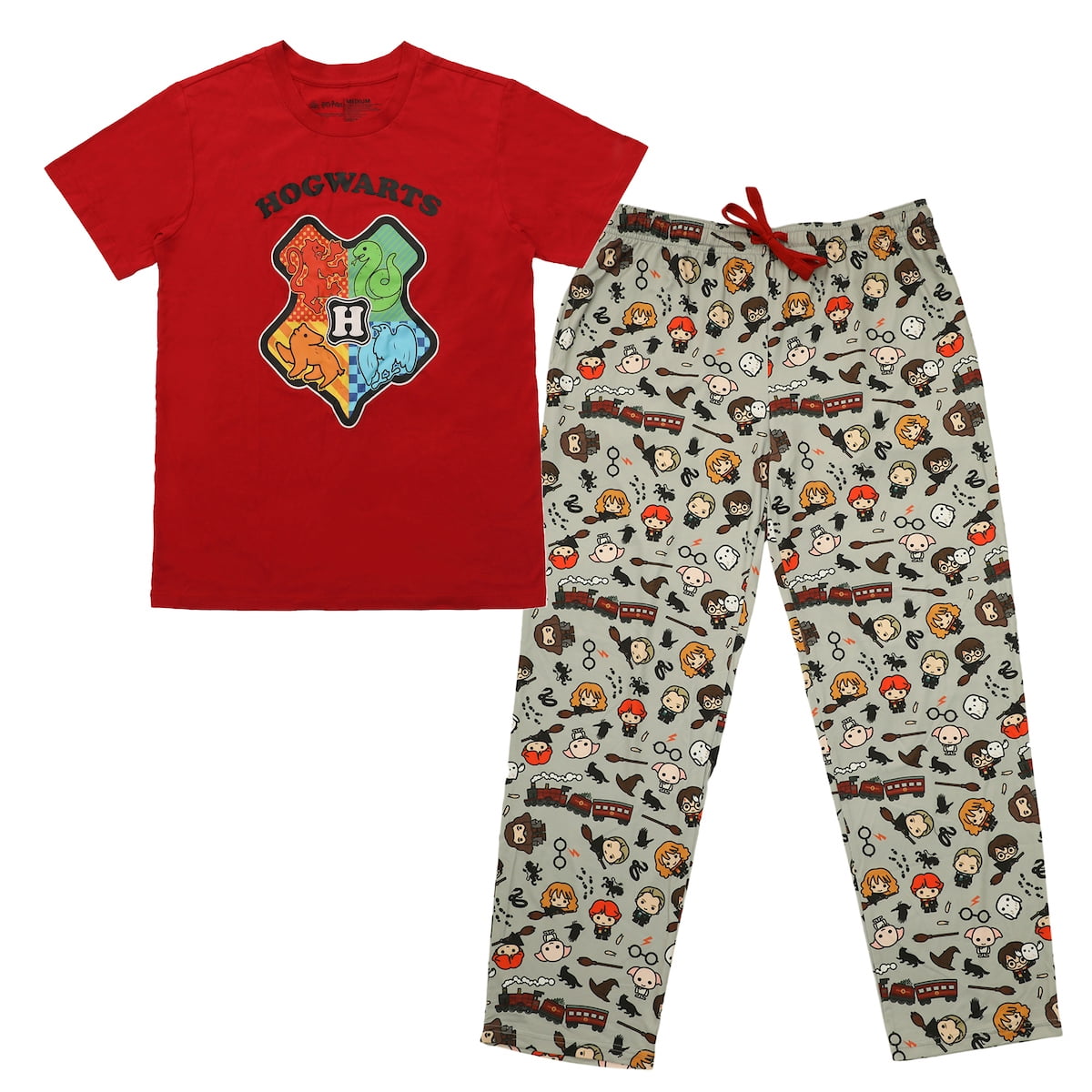 Harry Potter Hogwarts Women's Loungewear Pajamas Sleepwear Set-Large ...