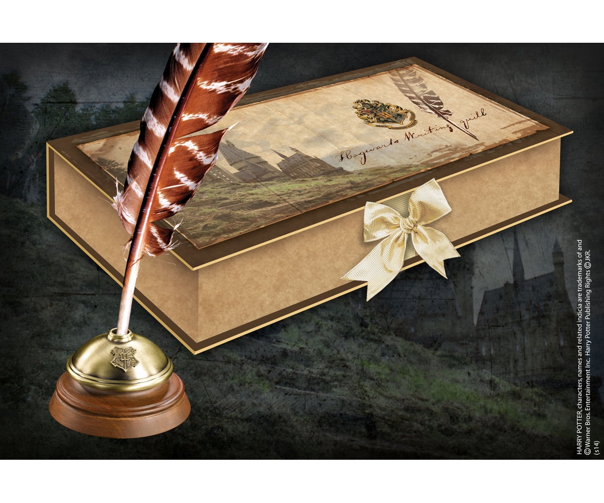 Writing Quill with ink pot and ink Accessory from Harry Potter by Noble ...