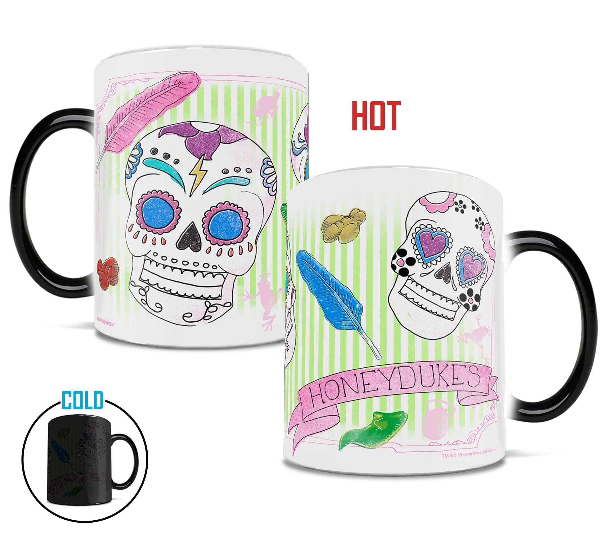 Harry Potter (Honeydukes Sugar Skull) Morphing Mugs® Heat-Sensitive Mug ...