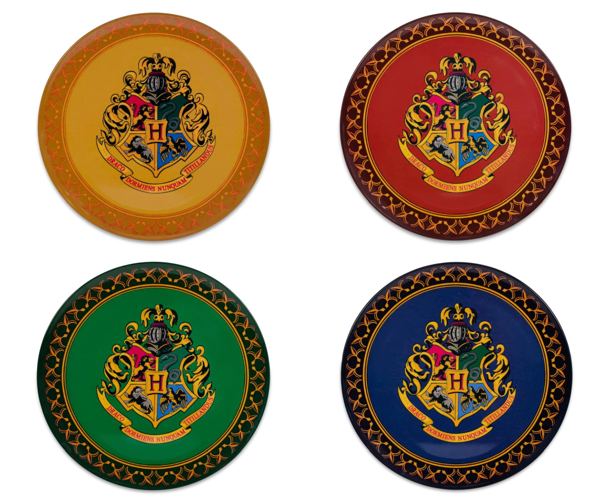 Harry Potter House Crests Melamine Dinner Plates | Set of 4 - Walmart.com