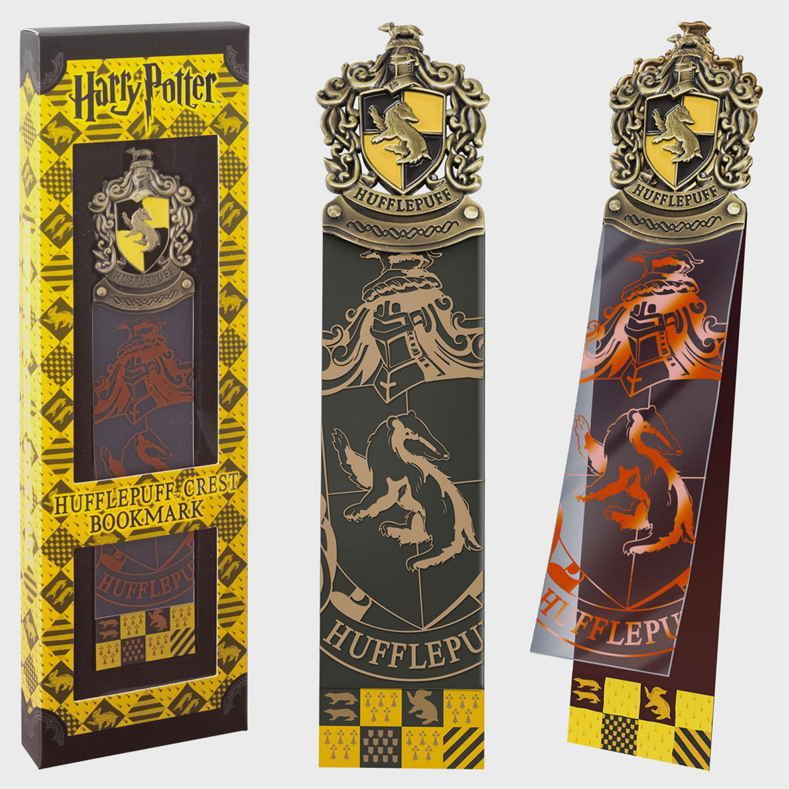 Harry Potter Hufflepuff Crest Bookmark Accessory [Yellow/Black ...