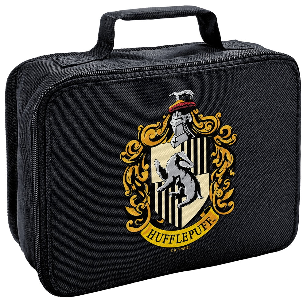 Harry Potter Hufflepuff Crest Insulated Soft Sided Lunch Box - Reusable ...
