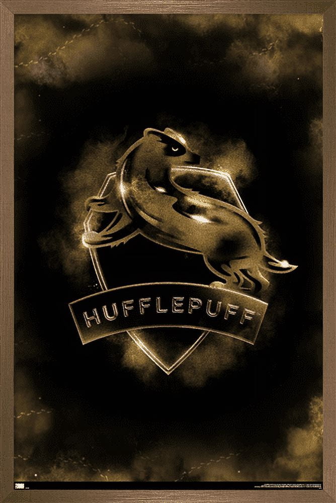Harry Potter - Hufflepuff Crest Magic Wall Poster, 14.725" x 22.375 ...