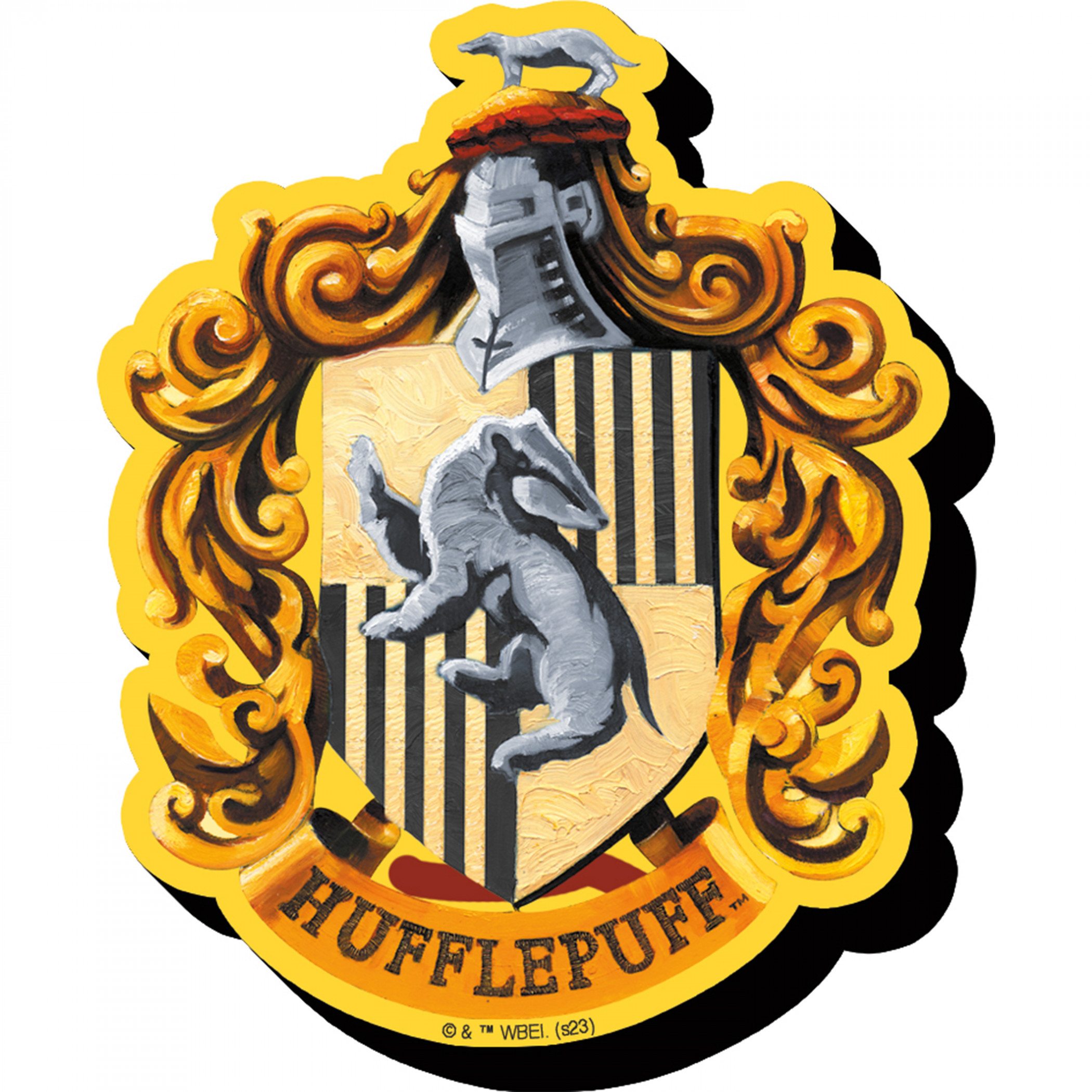 Harry Potter Hufflepuff Crest Magnet - Walmart.com