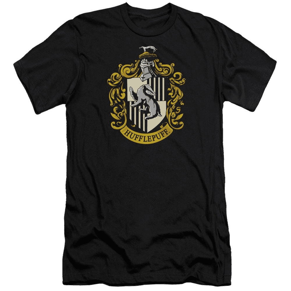 Harry Potter Hufflepuff Crest Men's Slim Fit T-Shirt - Walmart.com