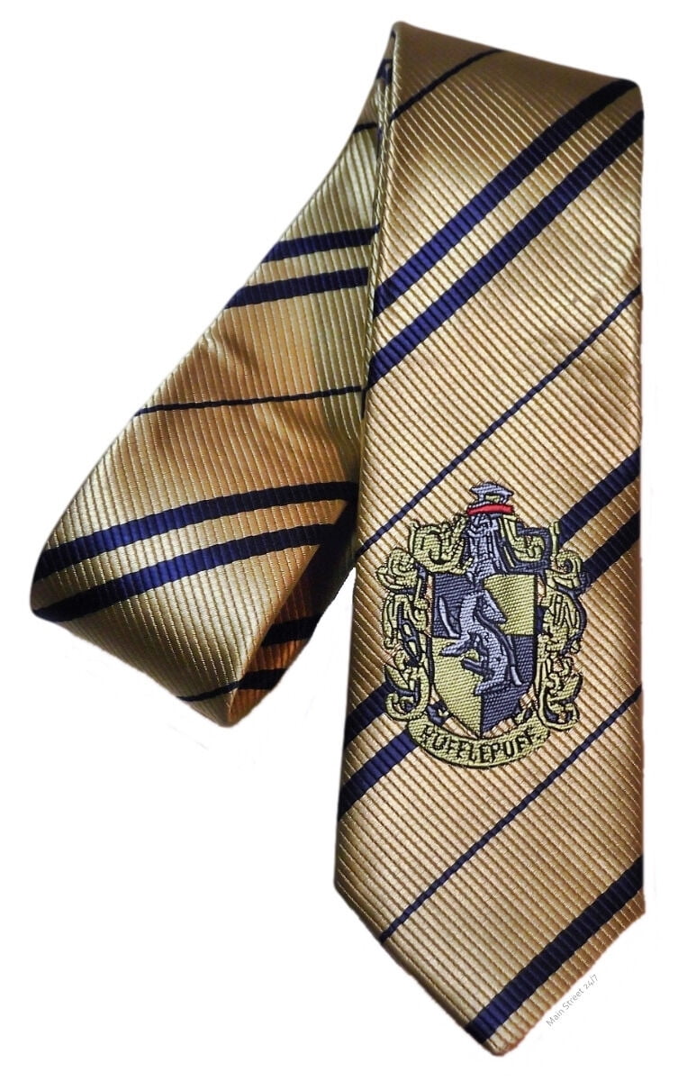 Harry Potter Hufflepuff Crest Polyester Neck Tie - Walmart.com