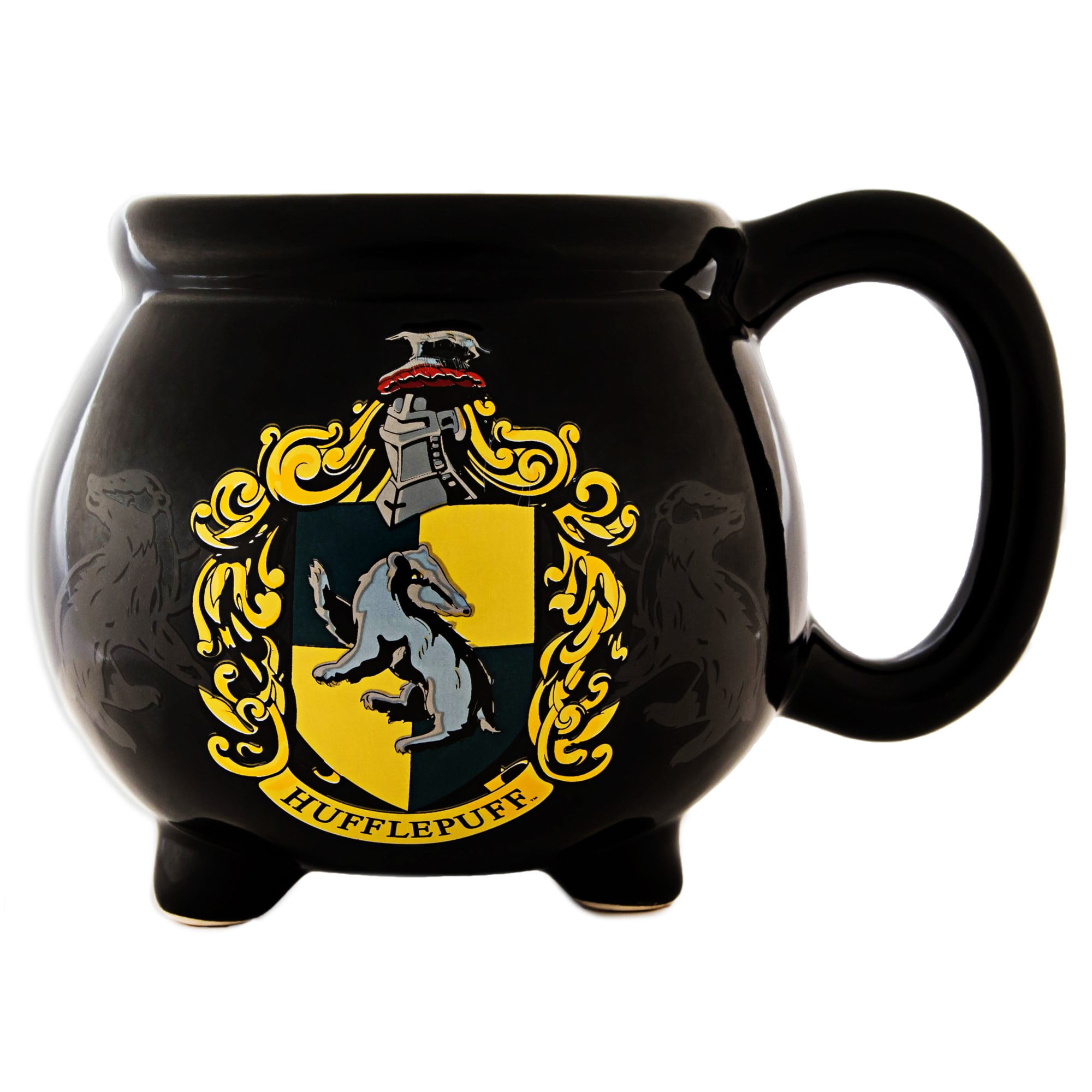Harry Potter Hufflepuff Crest Sculpted Mug - Walmart.com