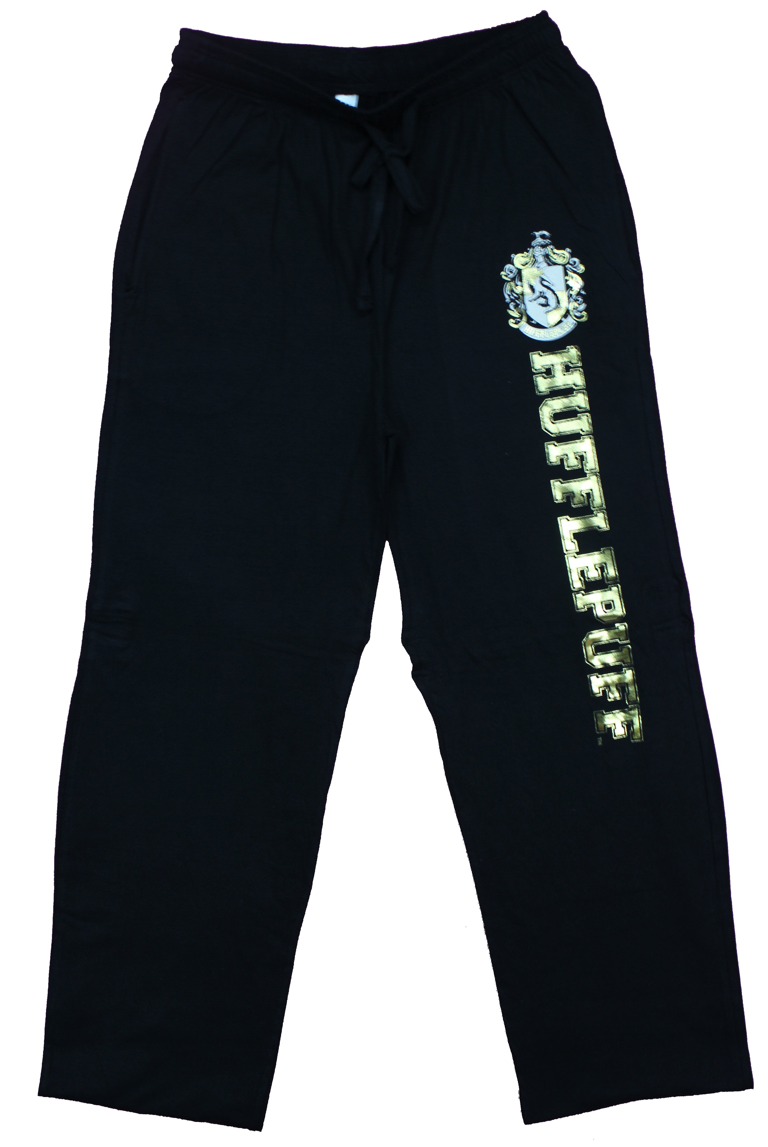 Harry Potter Hufflepuff Gold Foil Lounge Pajama Pants (Small) - Walmart.com