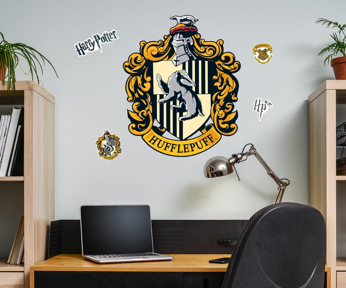 Harry Potter Hufflepuff House Crest Movable Vinyl DIY Wall Art Stickers ...