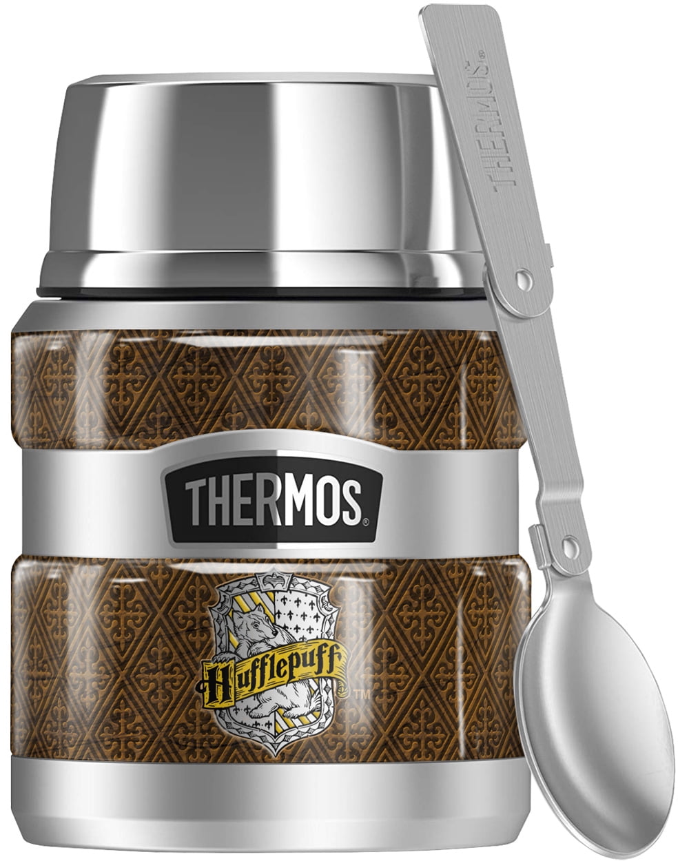 Harry Potter Hufflepuff House Crest THERMOS STAINLESS KING Stainless ...