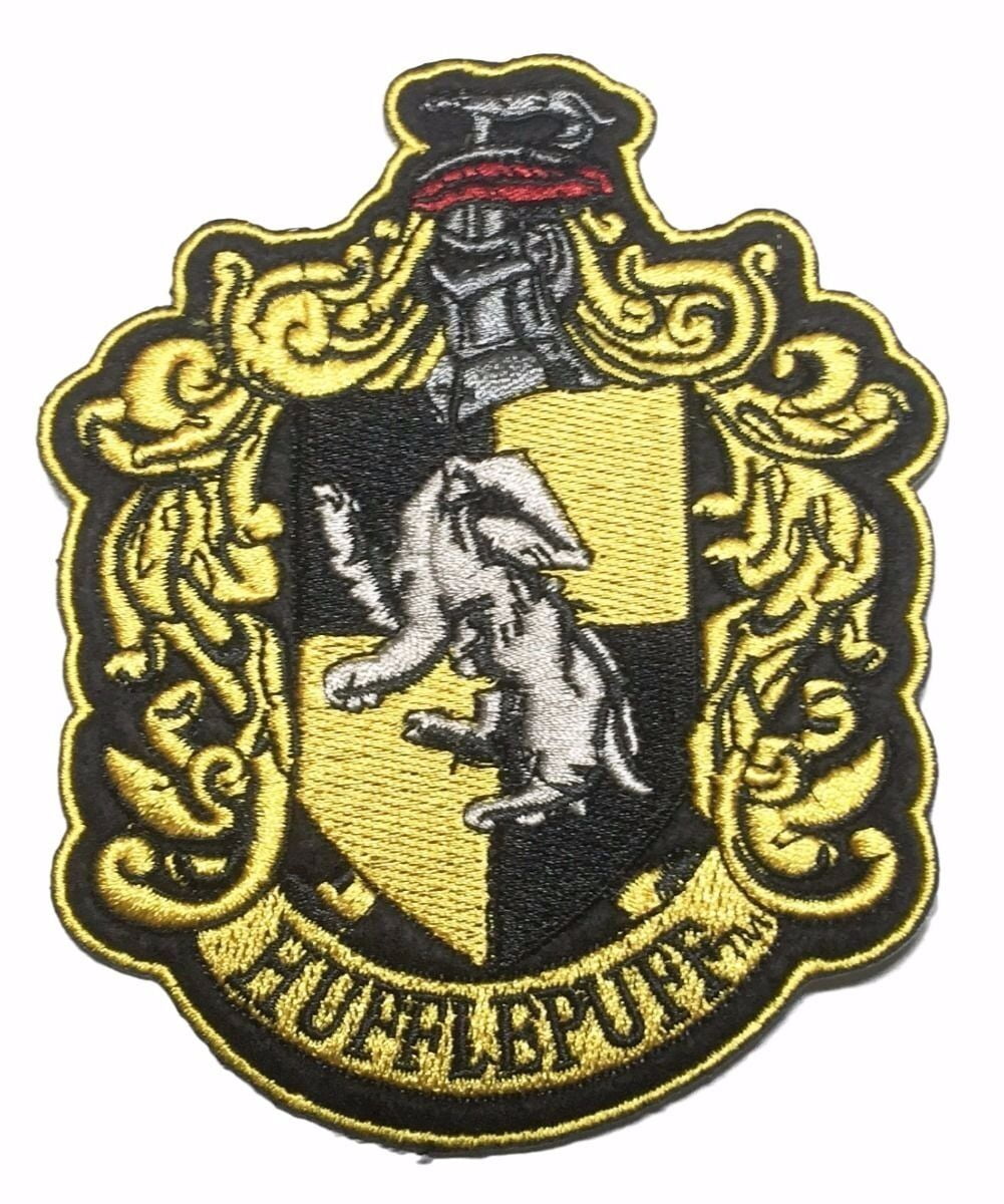 Main Street Harry Potter Hufflepuff Patch, Embroidered, Iron or Sew On ...