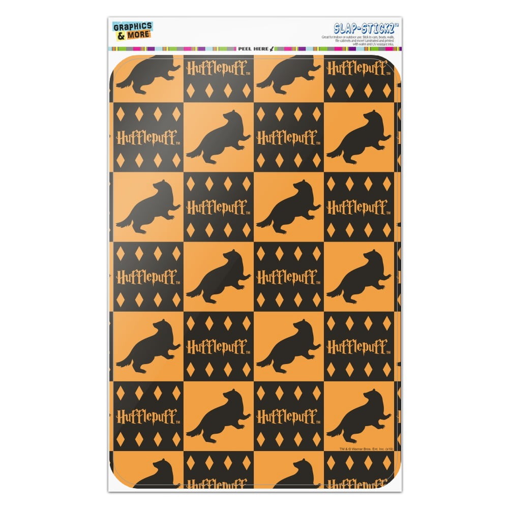 Harry Potter Hufflepuff Pattern Home Business Office Sign - Walmart.com
