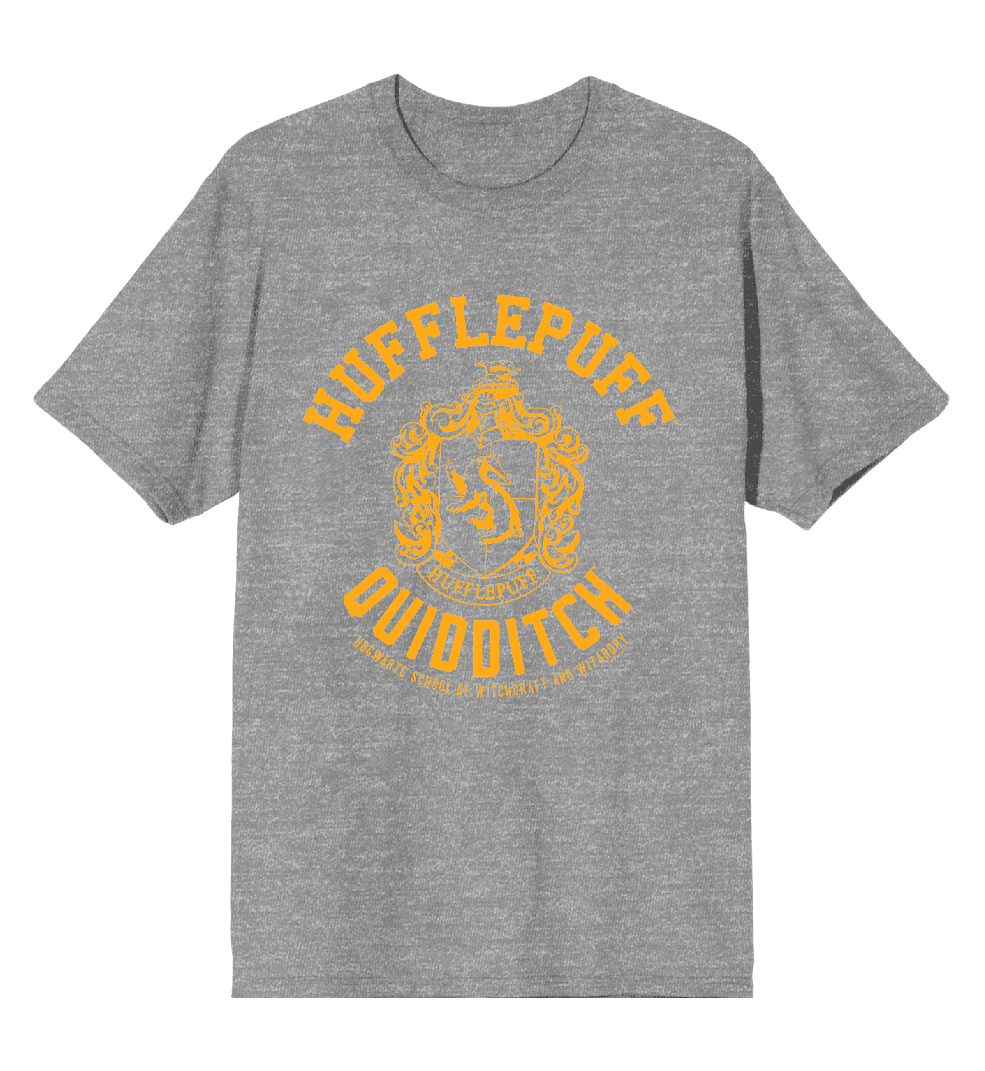 Harry Potter Hufflepuff Quidditch Crest Crew Neck Short Sleeve Men's T ...
