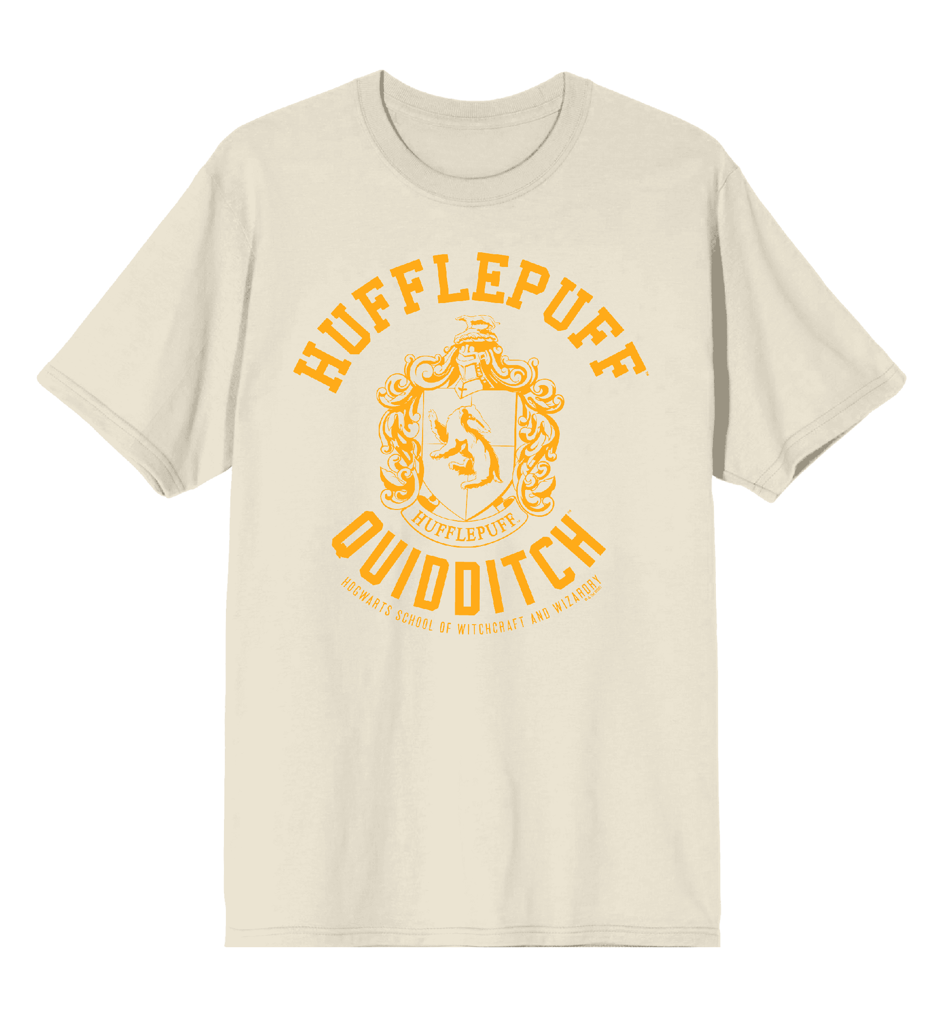 Harry Potter Hufflepuff Quidditch Crest Men's Short Sleeve Tee -XL ...