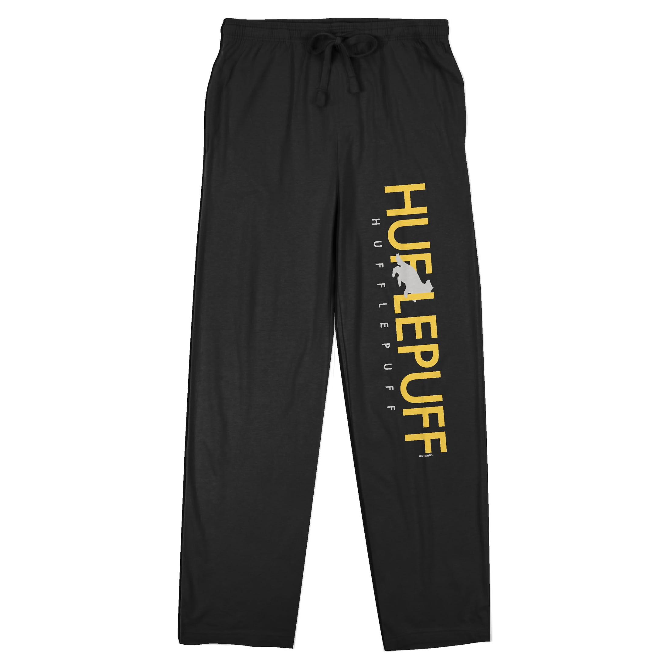 Harry Potter Hufflepuff Women's Black Sleep Pajama Pants-Large ...