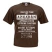 Harry Potter Hogwarts Crest Adult Tee Shirt - I Survived Azkaban, 100% ...